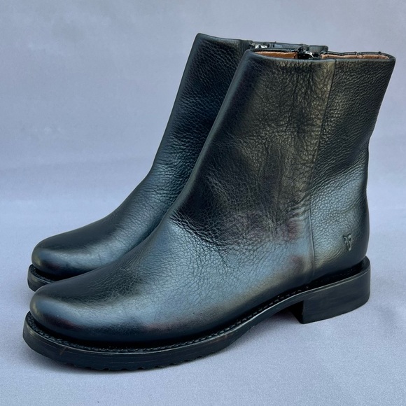 Frye | Shoes | Frye Womens Boots Veronica Inside Zip Antique Black ...